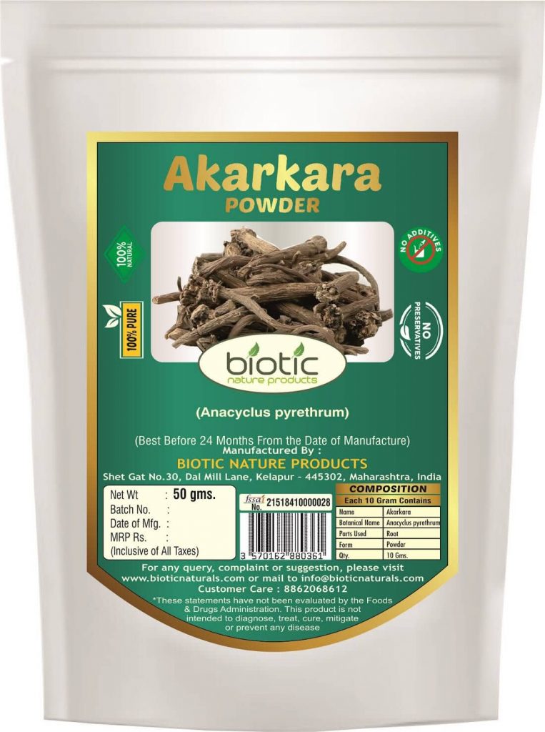 Buy Biotic Akarkara Powder Online | Ayurvedic Powder for Dental ...