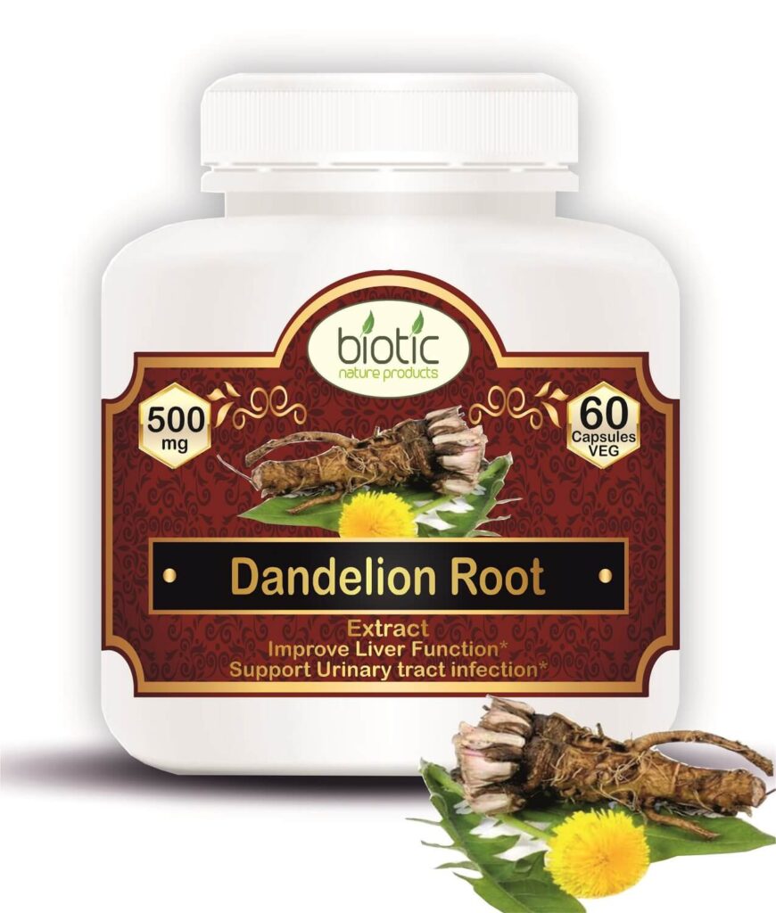 Dandelion Root Extract Capsules ( सिंहपर्णी कैप्सूल ) | Biotic Nature ...